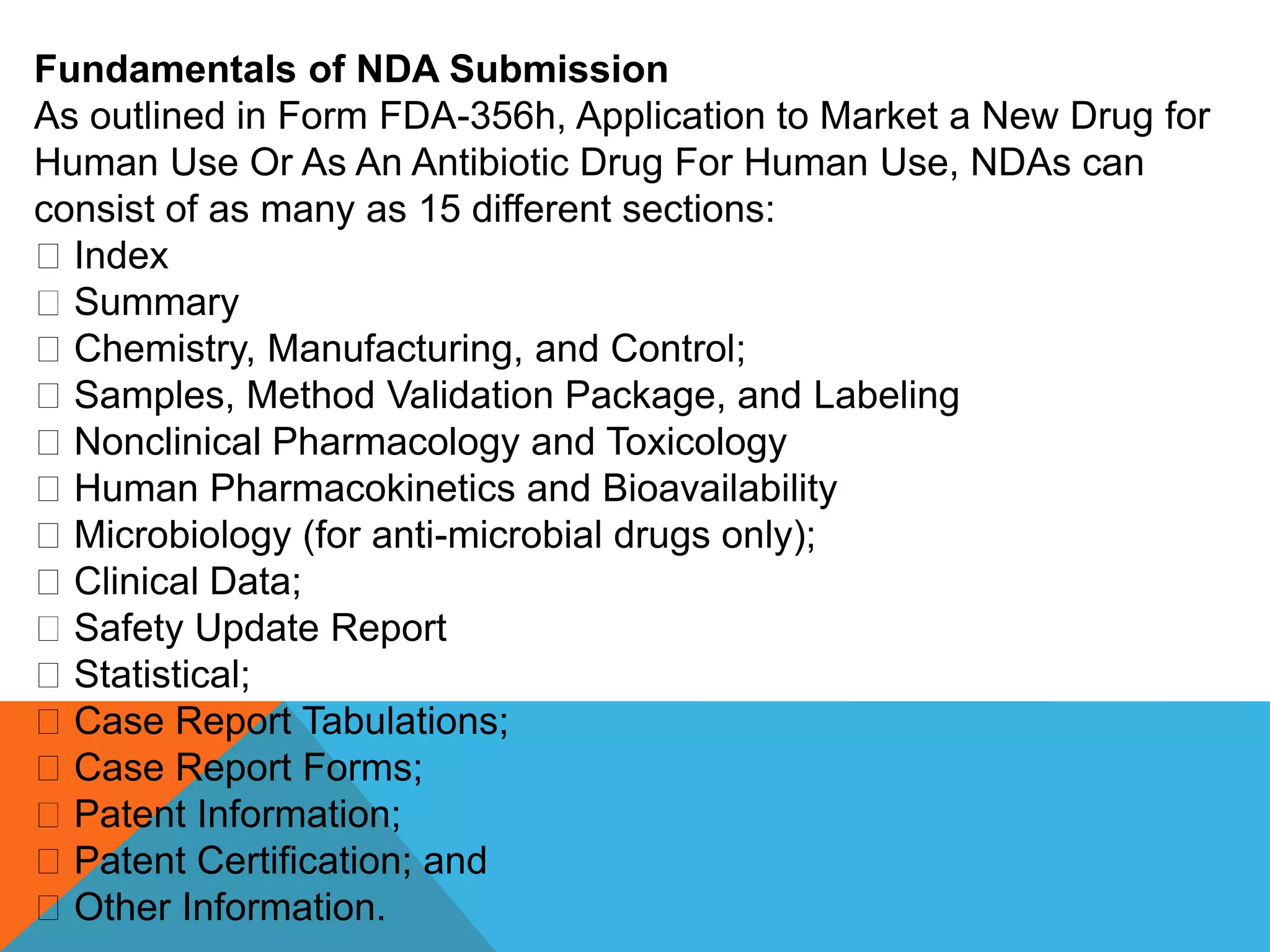 NEW DRUG APPLICATION ( NDA) | PDF