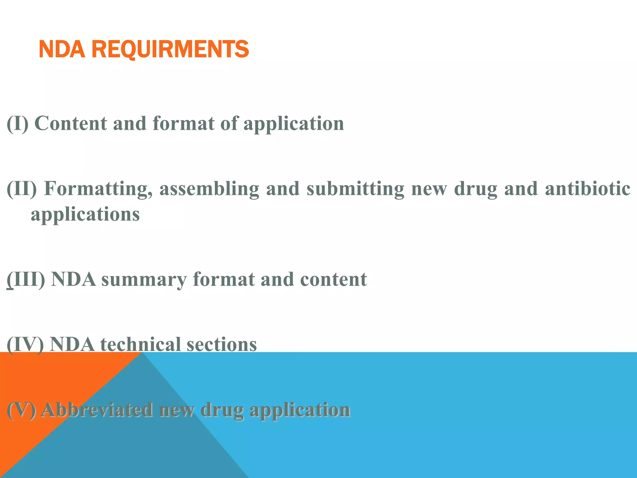NEW DRUG APPLICATION ( NDA) | PDF