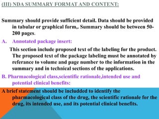 NEW DRUG APPLICATION ( NDA) | PDF