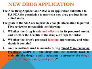 NEW DRUG APPLICATION ( NDA) | PDF