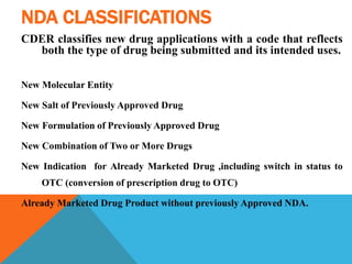 NEW DRUG APPLICATION ( NDA) | PDF