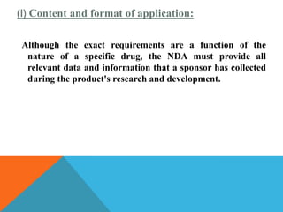 NEW DRUG APPLICATION ( NDA) | PDF