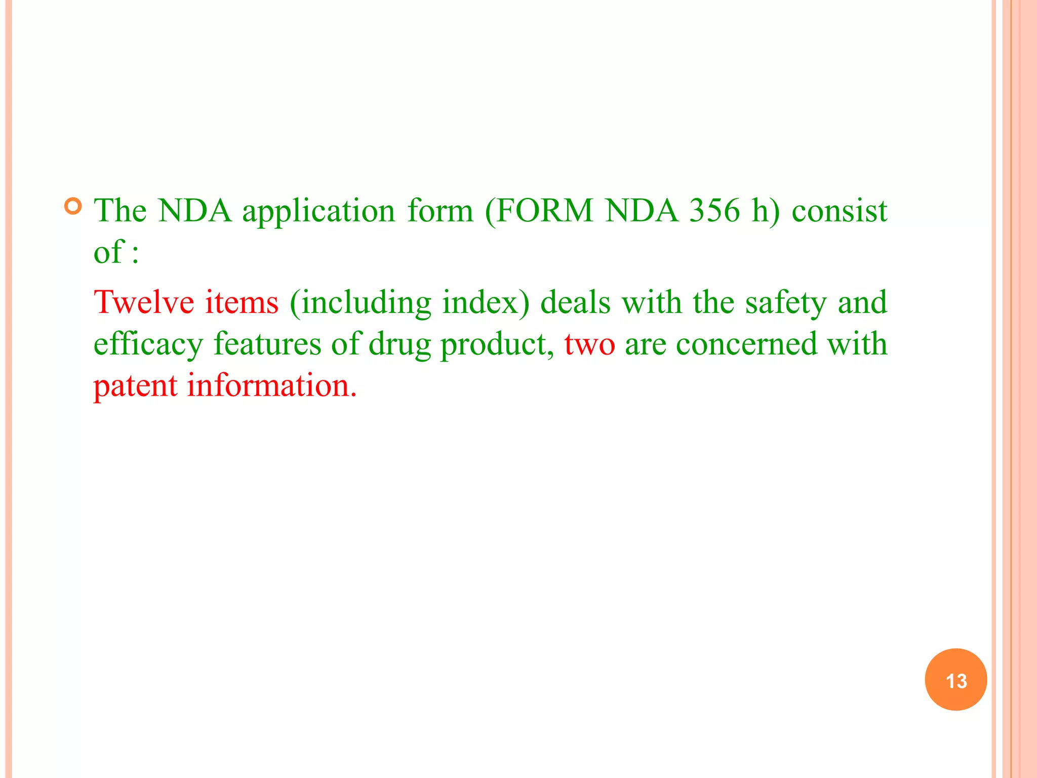 NEW DRUG APPLICATION | PPT