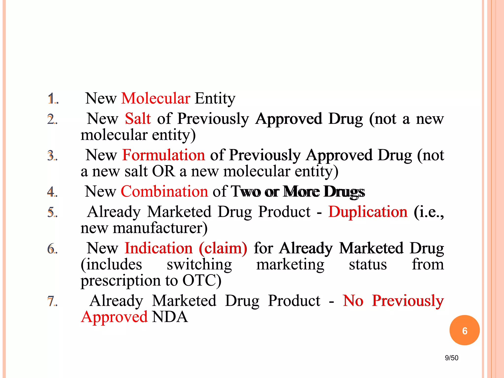 NEW DRUG APPLICATION | PPT