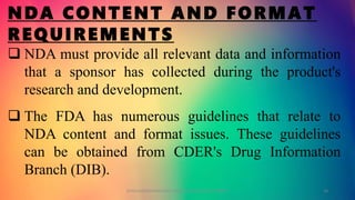 NEW DRUG APPLICATION (NDA) | PDF