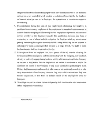 Sample NDA Format for a Marketing Firm.. | PDF