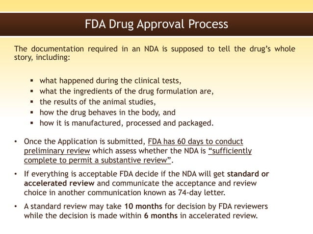 NDA- New Drug Application process.pptx | Pharmaceutical Industry | Industries