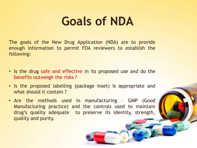 NDA- New Drug Application process.pptx | Pharmaceutical Industry | Industries