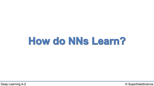 Deep Learning A-Z™: Artificial Neural Networks (ANN) - Module 1 | PPTX ...