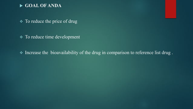 NDA and ANDA regulatory approval process | PDF | Pharmaceutical ...