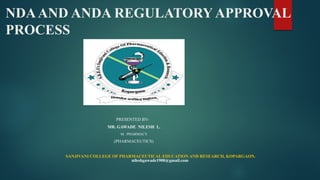 NDA and ANDA regulatory approval process | PPT