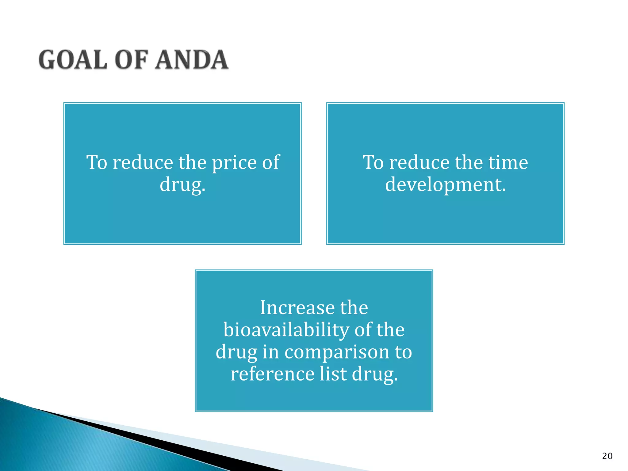 NDA and ANDA regulatory approval process | PPTX