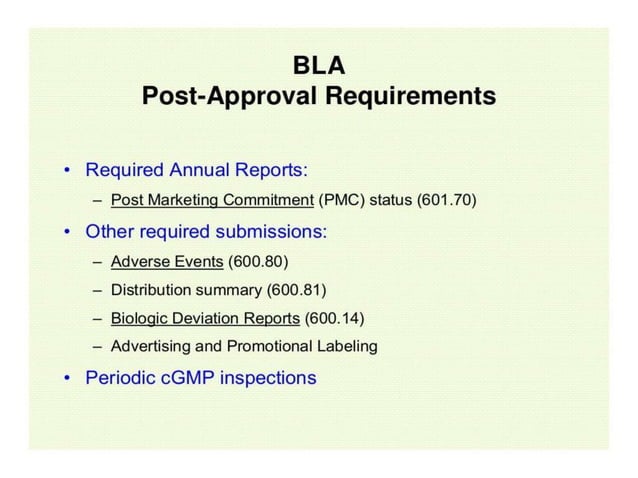 NDA/BLA/PMA and 510(k) | PPTX | Pharmaceutical Industry | Industries