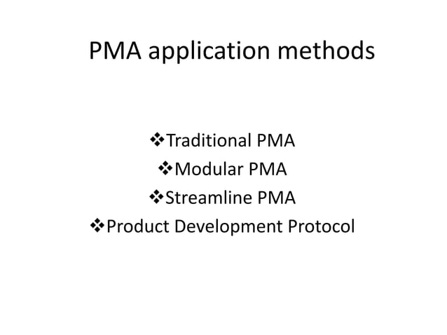 NDA/BLA/PMA and 510(k) | PPTX | Pharmaceutical Industry | Industries