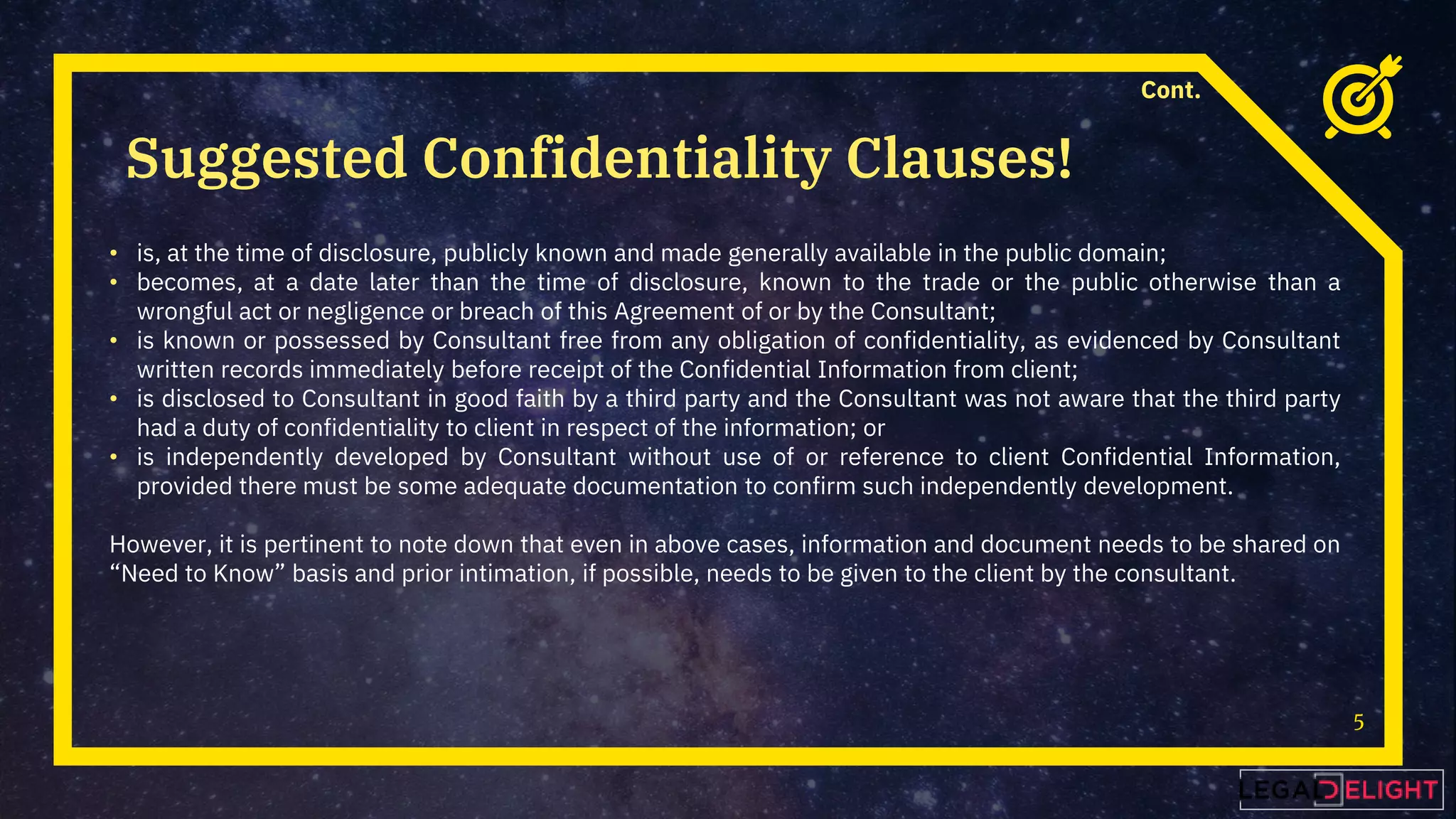 Non Disclosure Agreement while approaching Consultant | PPTX