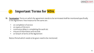 NDA with Employees | PPTX