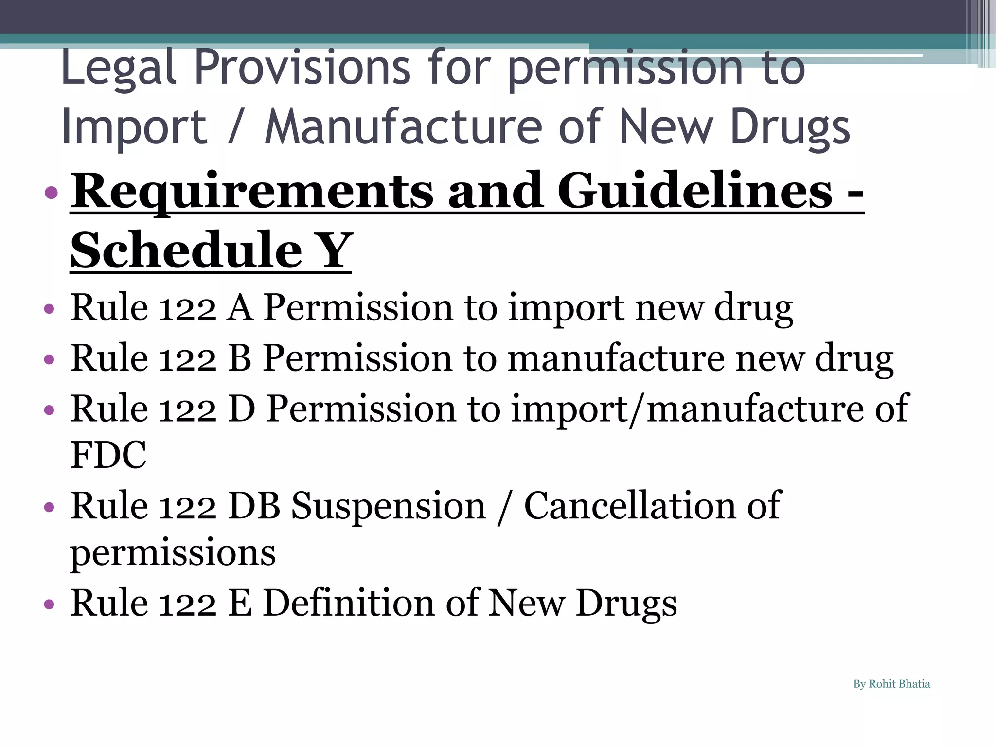 New drug approval in India | PPTX