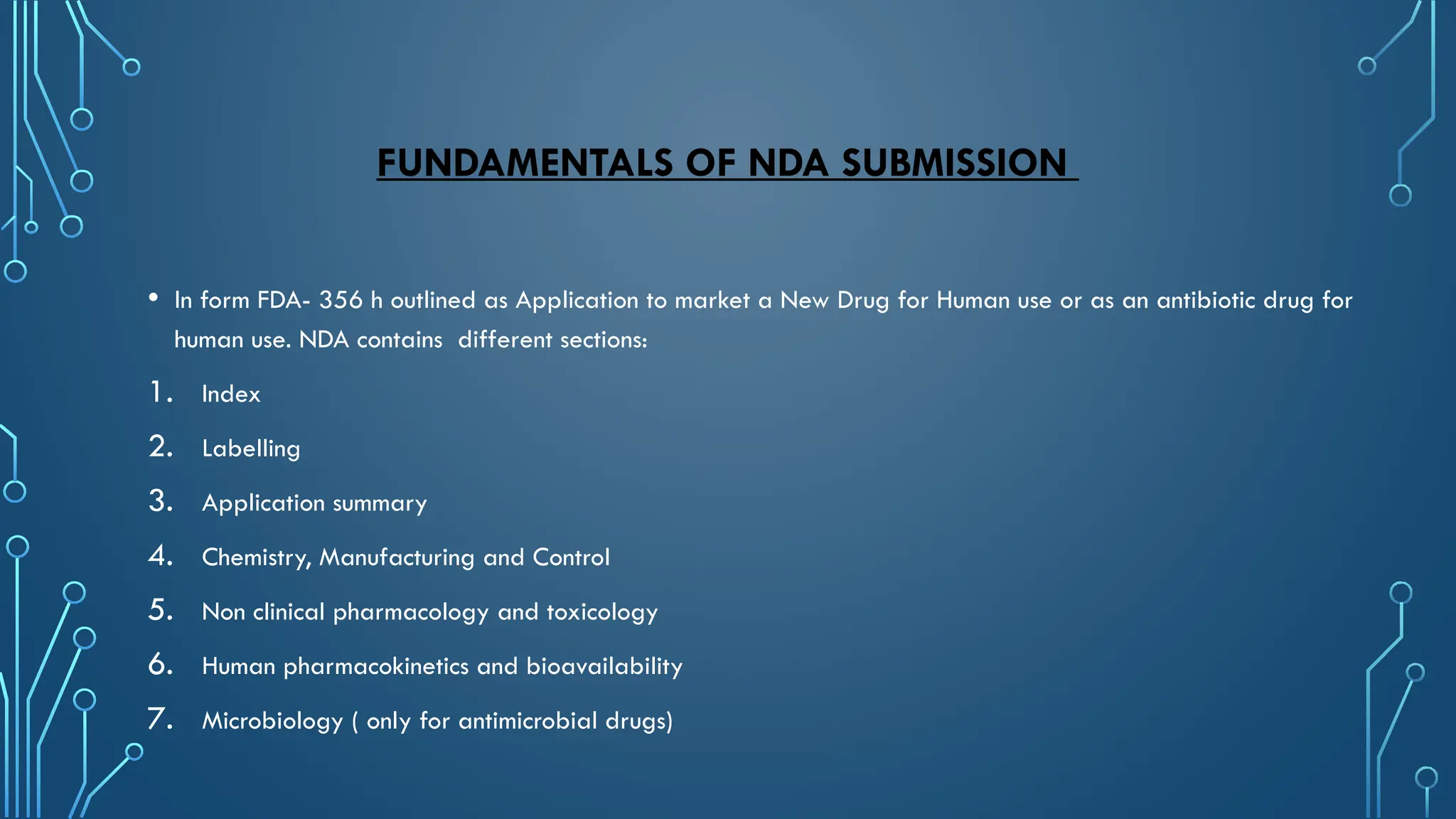 (NDA) new drug application. powerpoint presentation | PPTX