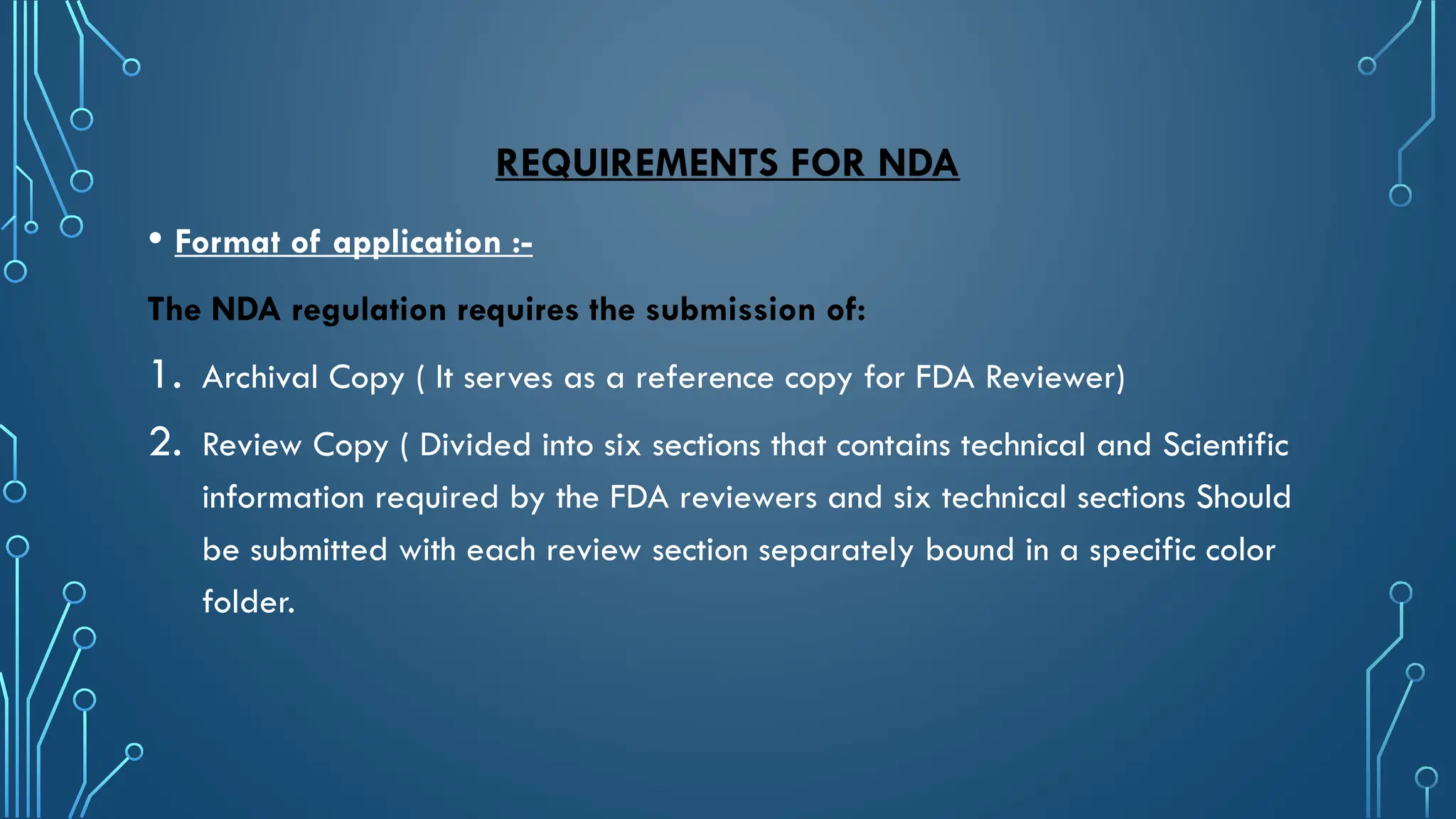 (NDA) new drug application. powerpoint presentation | PPTX