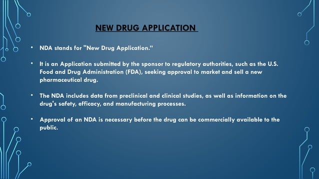 (NDA) new drug application presentation ( pragati Sachan) | PPT