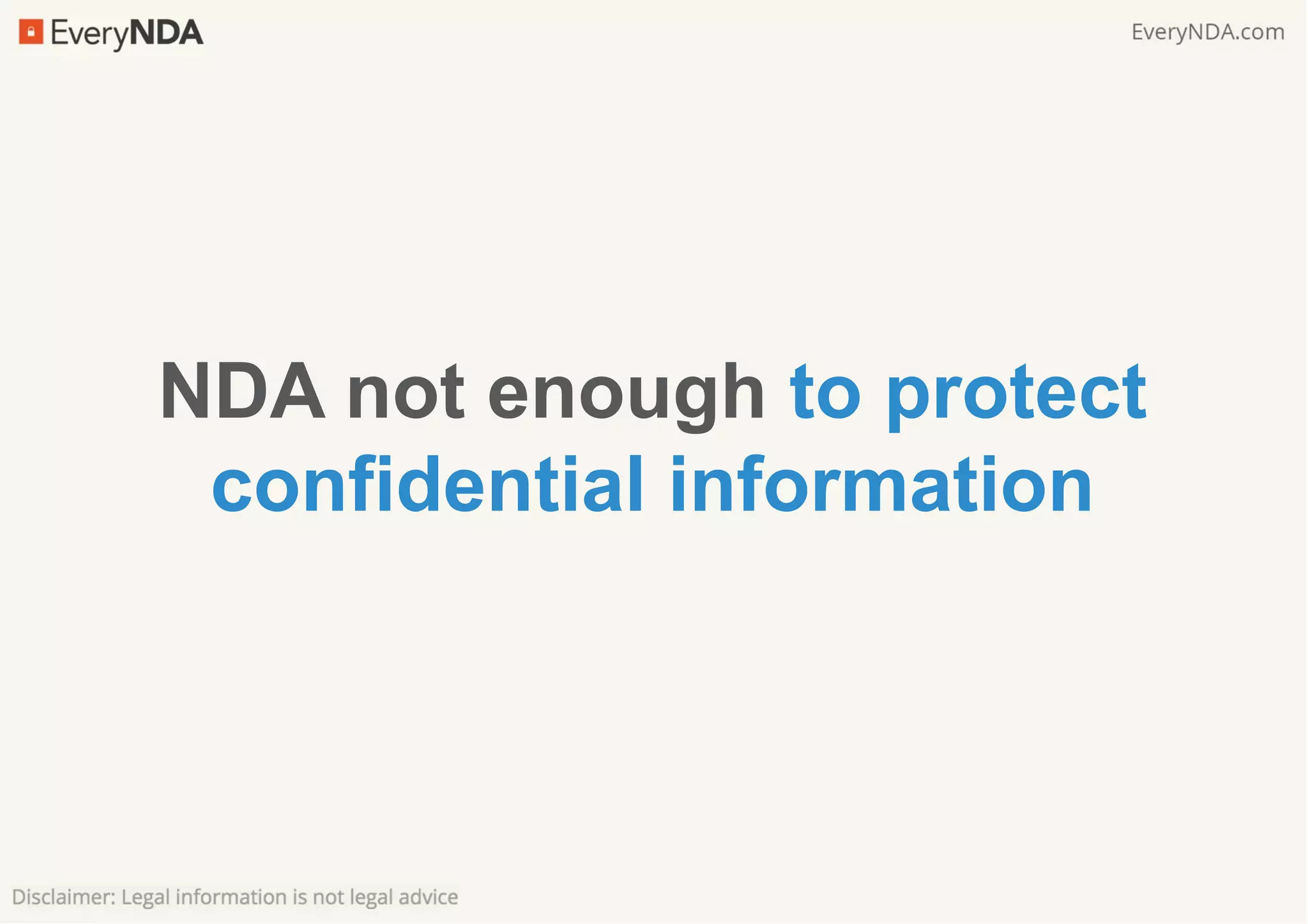 NDA Not Enough to Protect Confidential Information | PDF | Internet ...