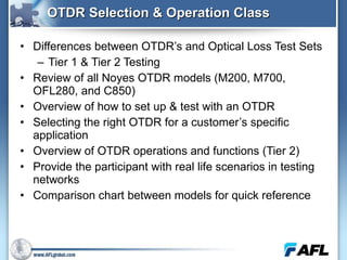 Nd at s best practices for single mode tier i ii testing 01-2011 | PPT ...