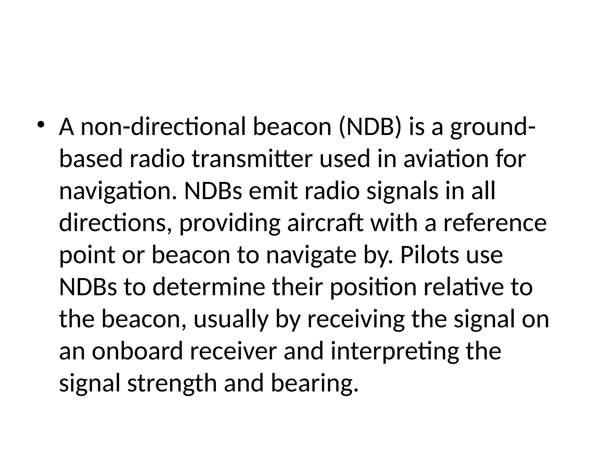Non Directional Beacon (NDB) Slides.pptx