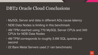 Ndb cluster 80_oci_dbt2 | PPT