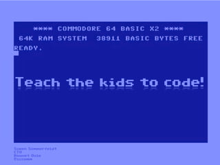 Norwegian Developer Conference: Lyntale om Lær Kidsa Koder! | PPT