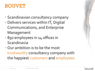 Norwegian Developer Conference: Lyntale om Lær Kidsa Koder! | PPT