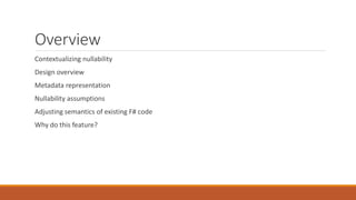 Designing Nullable Reference Types in F# | PPT