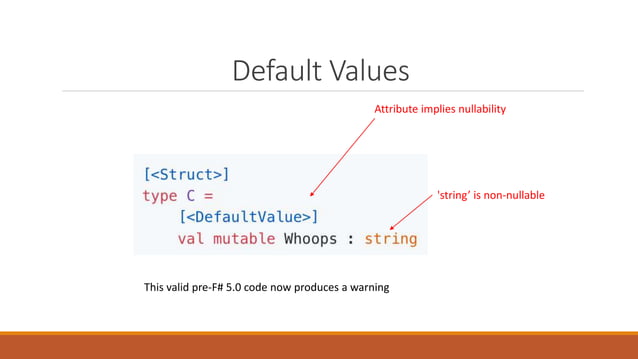 Designing Nullable Reference Types in F# | PPT