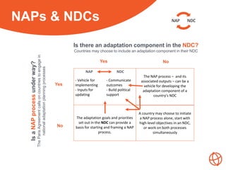 Alignment between NDCs, NAPs, and SDGs | PPTX