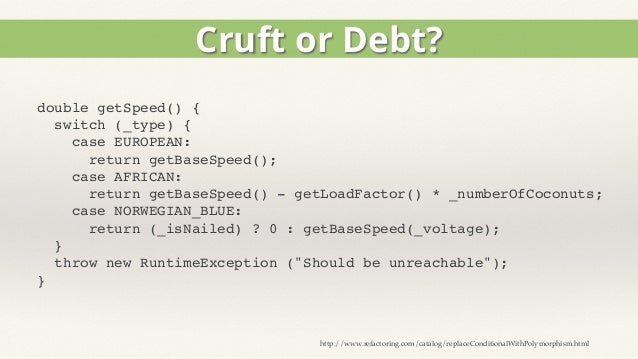 The Technical Debt Trap - NDC Oslo 2014