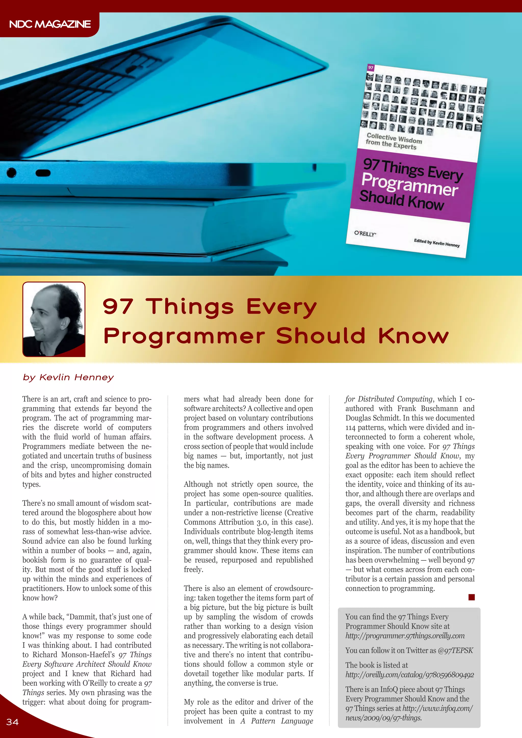 97 Things Every Programmer Should Know | PDF | Free Download