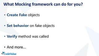 Battle of The Mocking Frameworks | PPTX | Educational Assessment ...