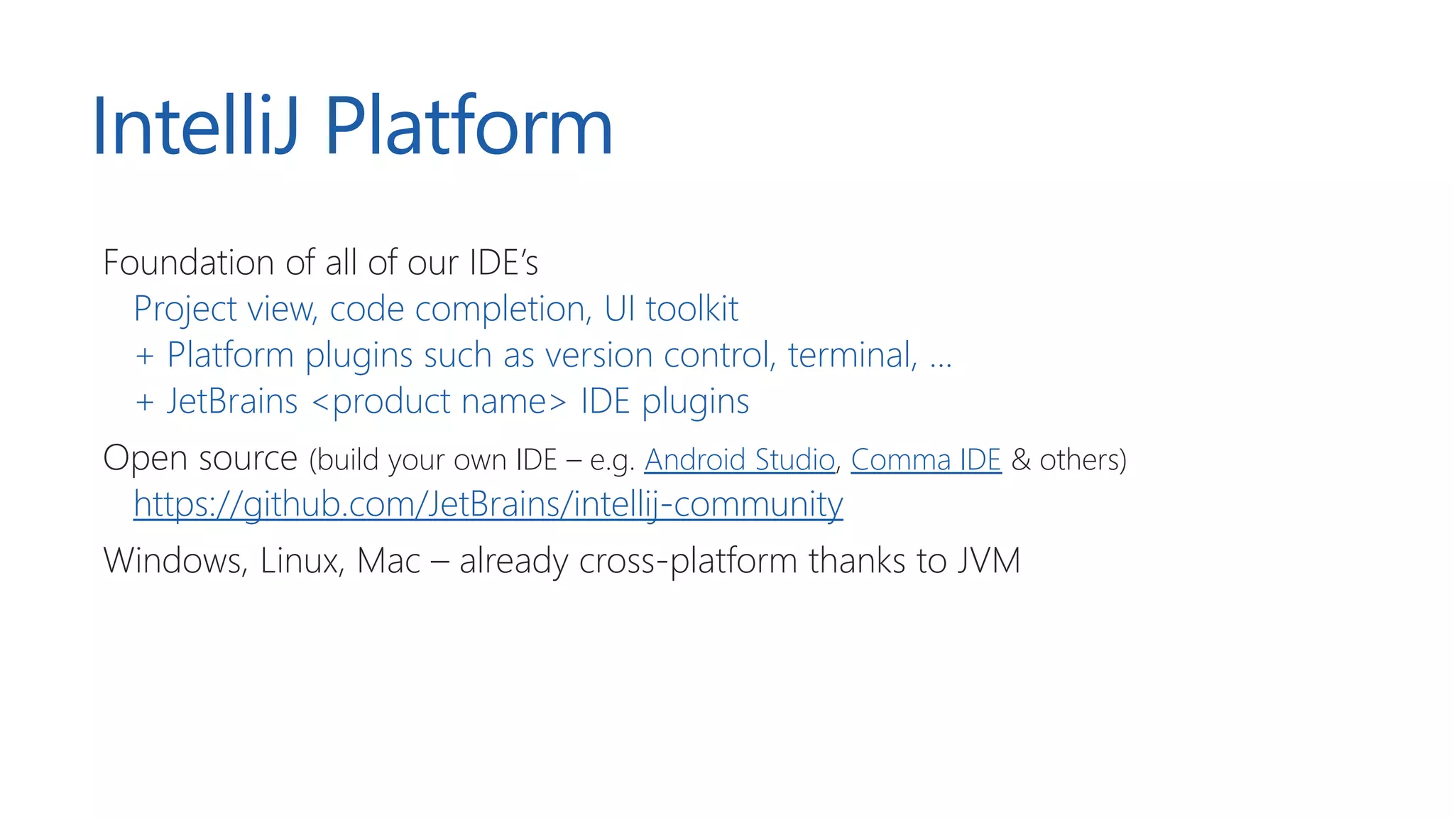 Microservices for building an IDE - The innards of JetBrains Rider - NDC Oslo 2020 | PPTX