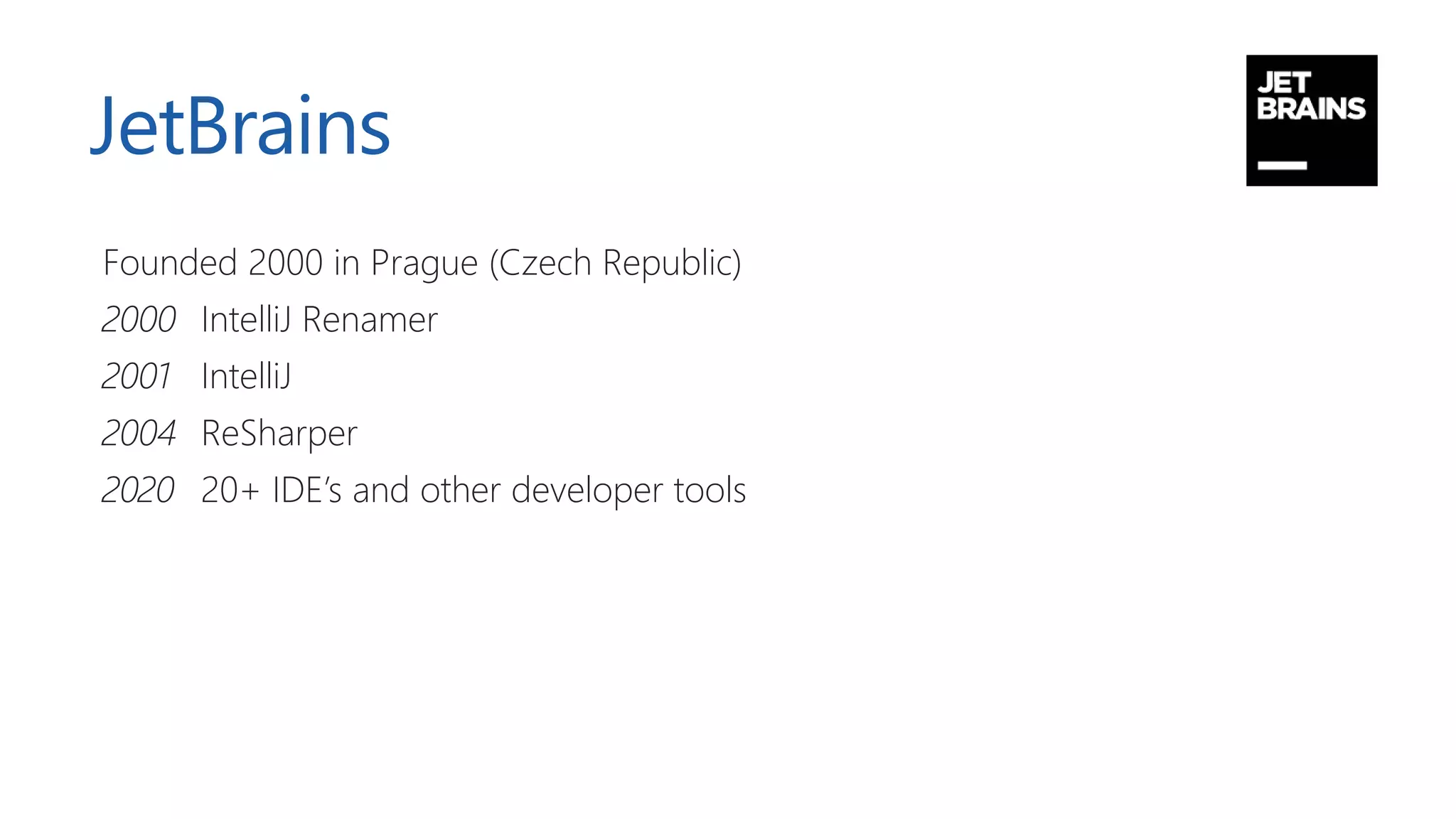 Microservices for building an IDE - The innards of JetBrains Rider - NDC Oslo 2020 | PPTX