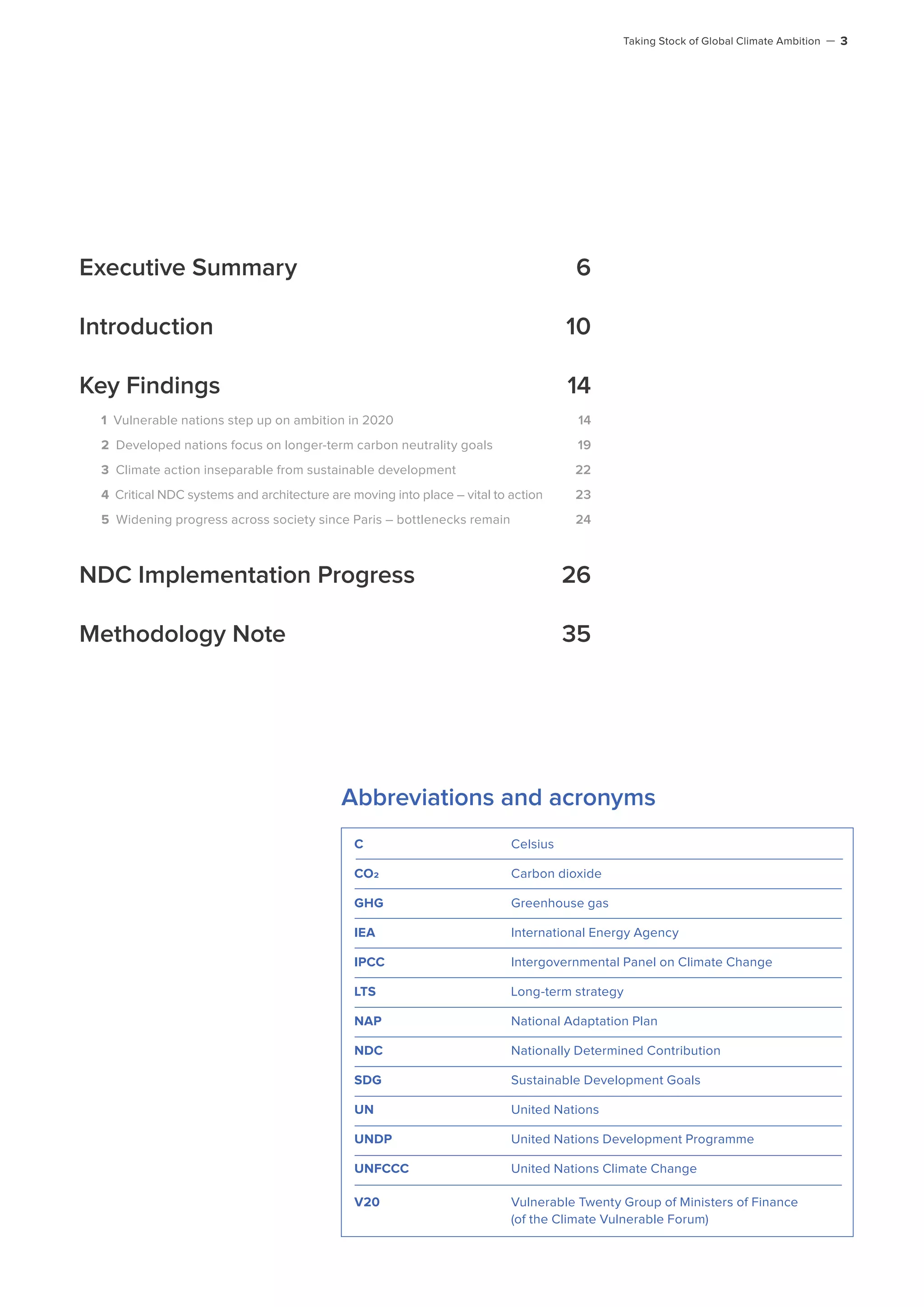 2019 UN Climate Action Outlook | PDF
