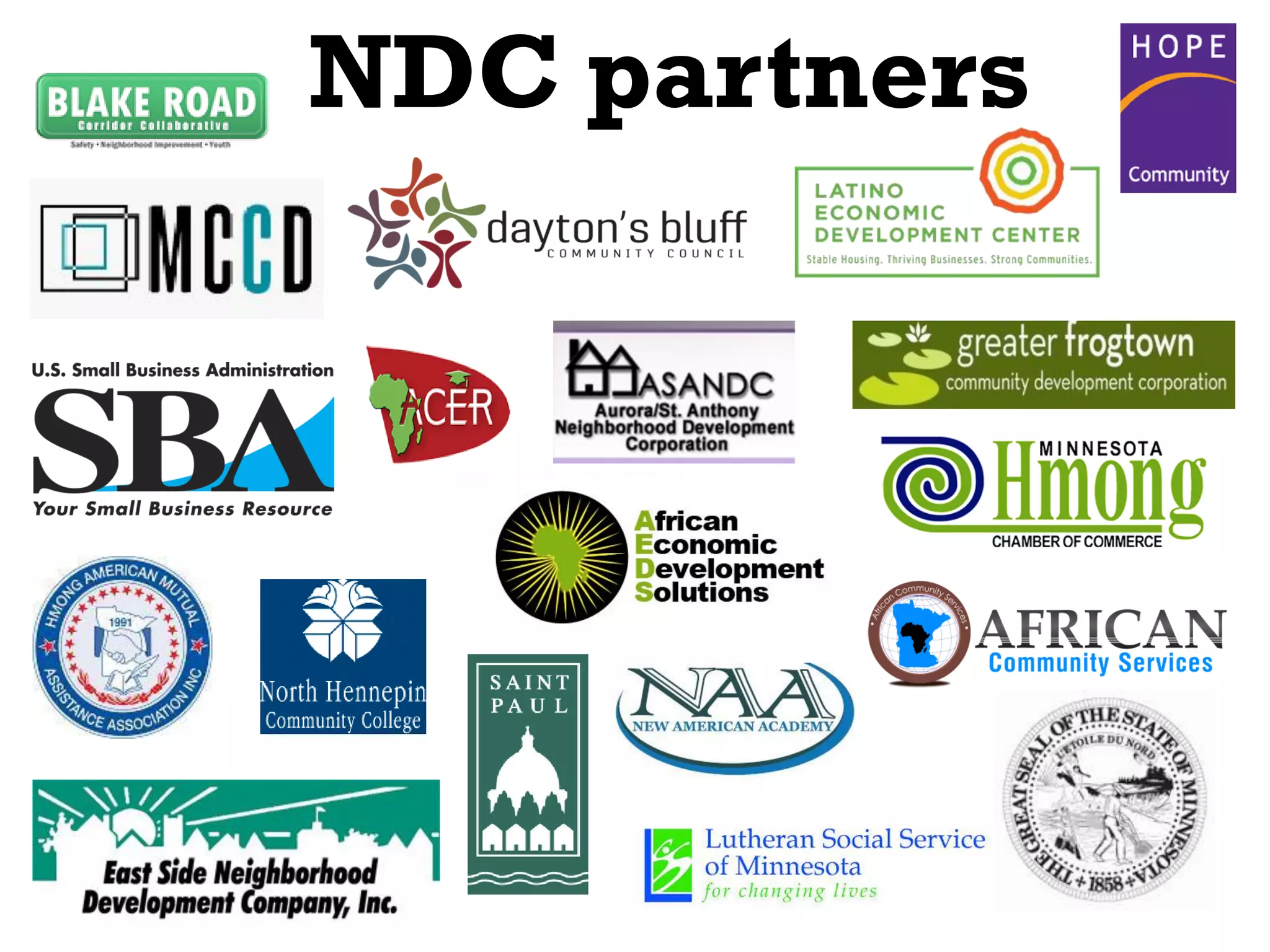 Presentation on the Neighborhood Development Center | PPT