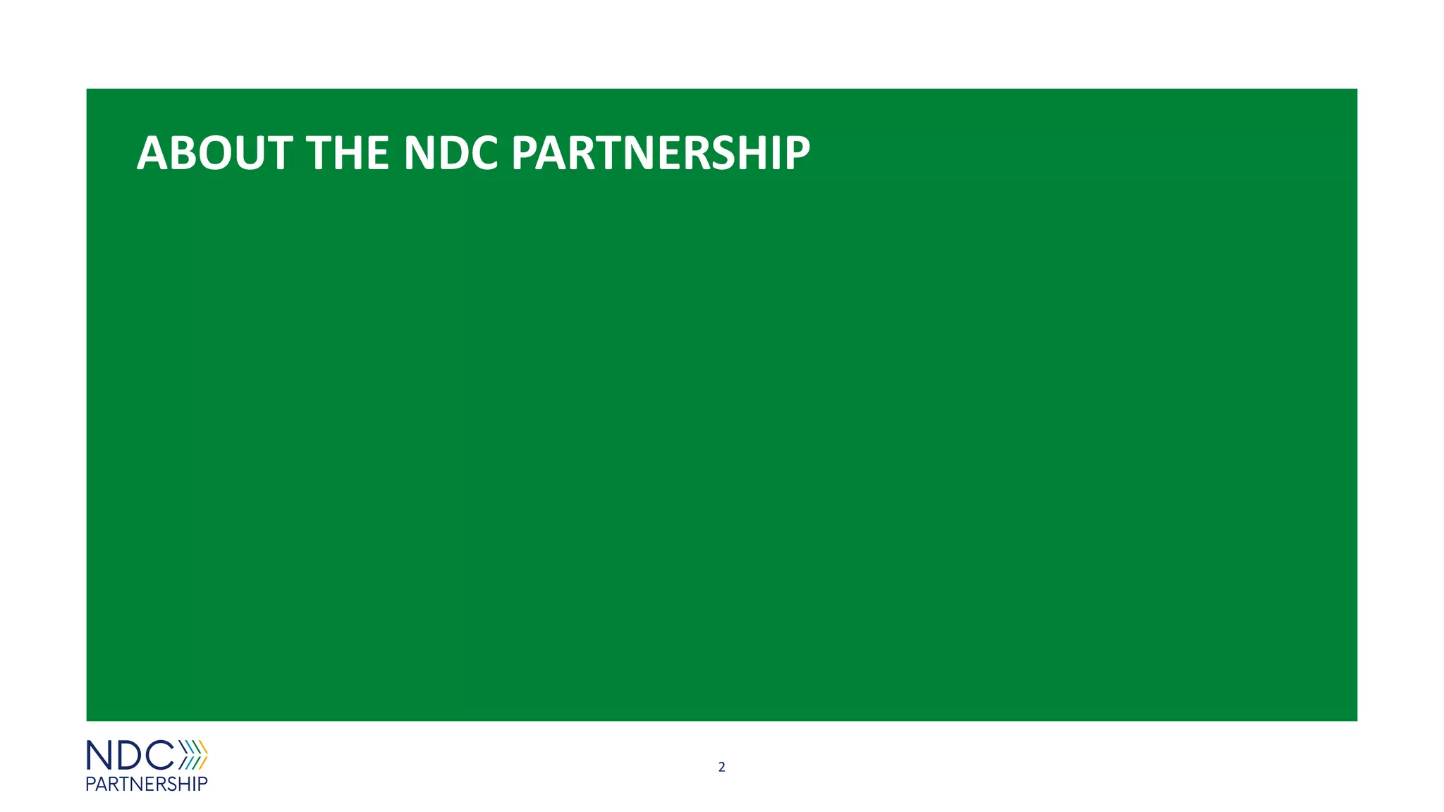 NDC Partnership and Adaptation | PDF
