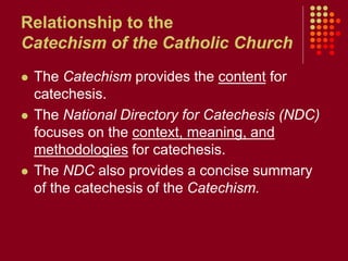 catechists over the faithful for usefulness | PPT