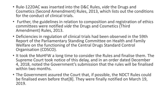 Ndct rule 2019 (manisha) | PPTX | Pharmaceutical Industry | Industries
