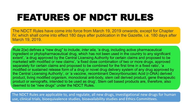 Ndct rule 2019 (manisha) | PPTX | Pharmaceutical Industry | Industries