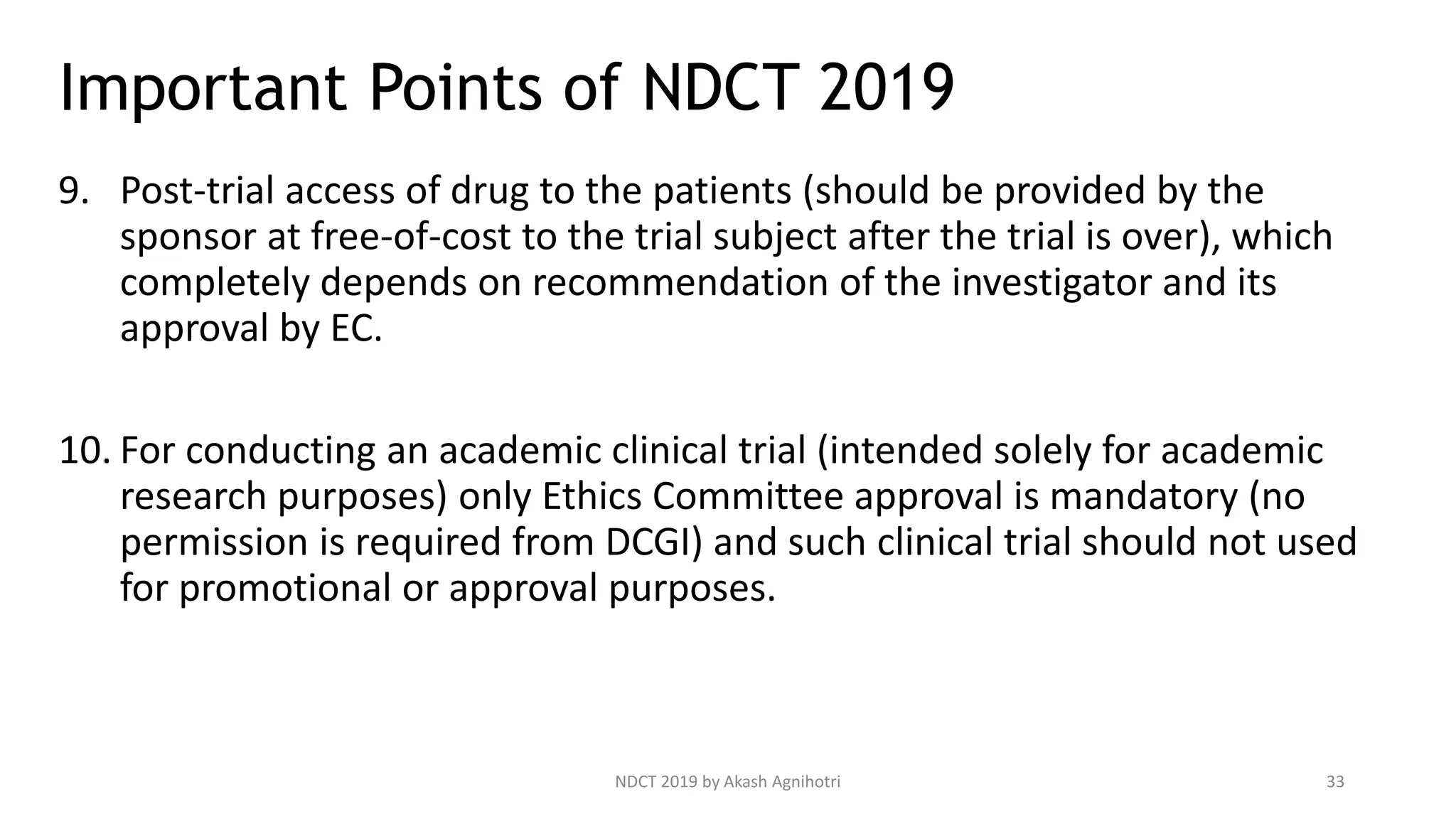 NDCT Rules, 2019: An Overview | New Drugs and Clinical Trial Rules 2019 ...