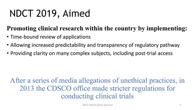NDCT Rules, 2019: An Overview | New Drugs and Clinical Trial Rules 2019 ...