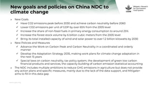 How local data contribute to increase the ambition of NDC ...