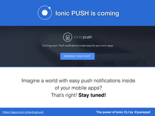 Ionic CLI Adventures | PPT