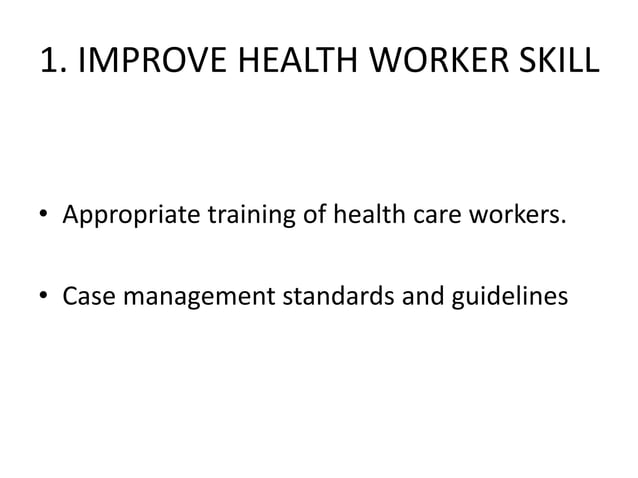 Diarrheal disease control program | PPTX