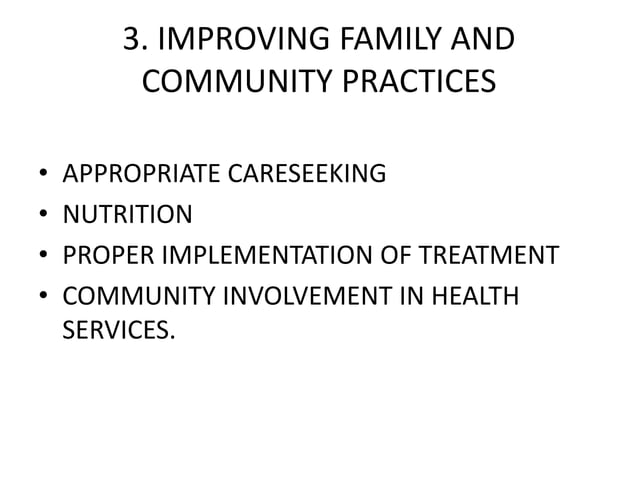 Diarrheal disease control program | PPTX